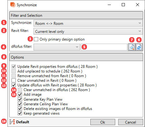 Synchronize window interface
