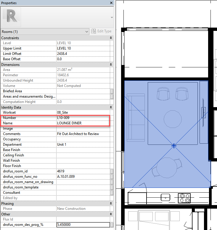Create or Update Revit Rooms from Linked Revit Model