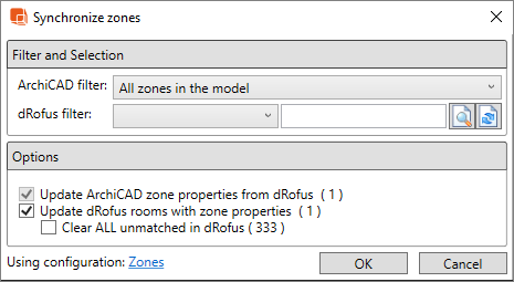 Synchronize ArchiCAD Zones