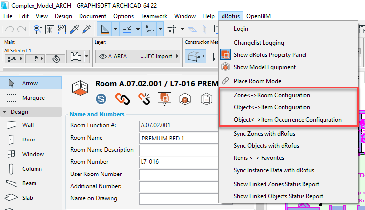 ArchiCAD Attribute Configurations