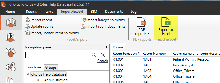 Quick Export of Lists to Excel