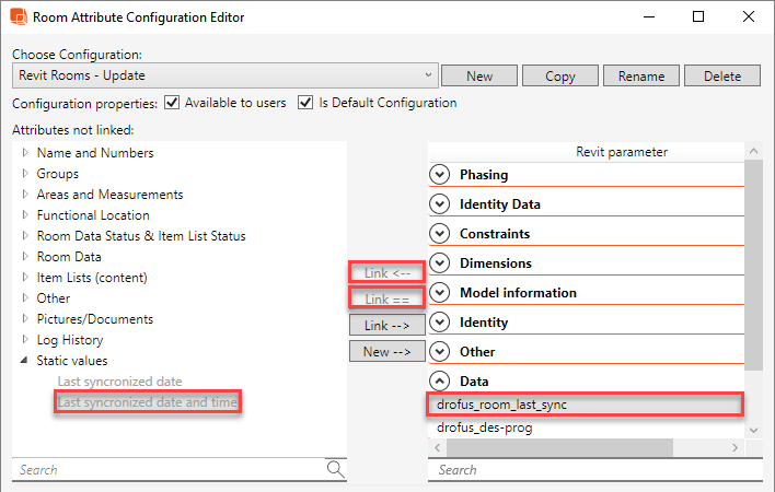 Limitations of Revit Attribute Configurations
