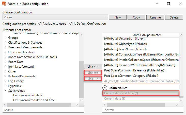 Limitations of ArchiCAD Attribute Configurations