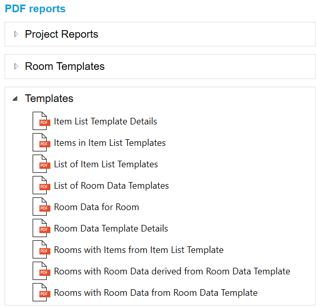 Templates PDF Reports