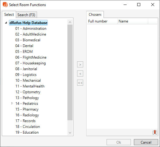 Deprecated Room List Grouped PDF Report