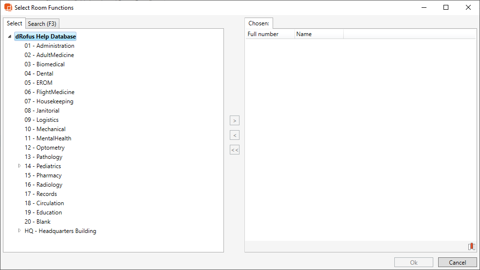 Rooms with Room Data Derived from Room Template PDF Report