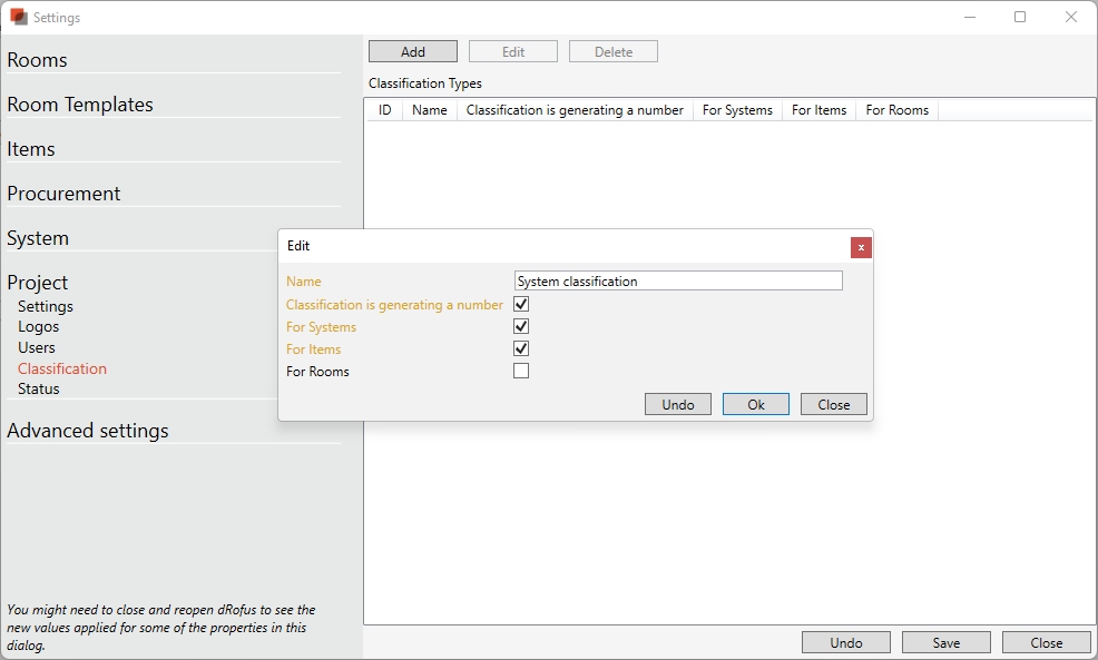 Set System component