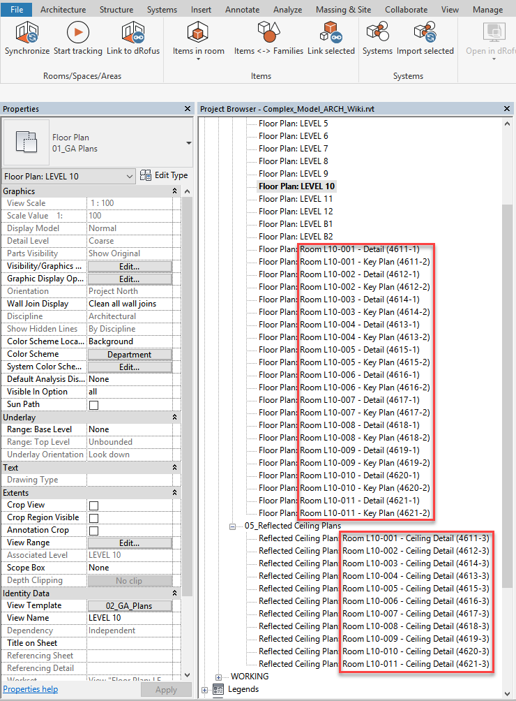 Add Image of Revit Room