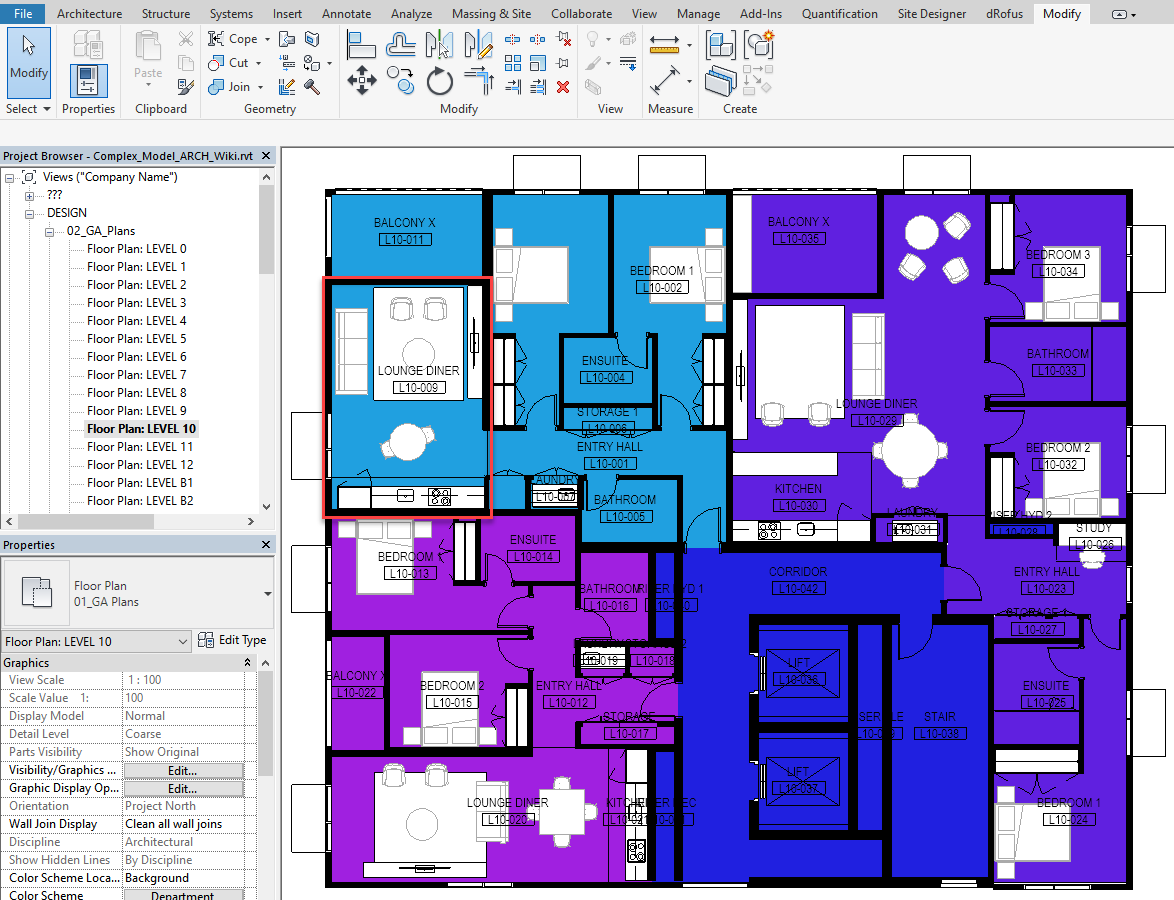 Add Image of Revit Room