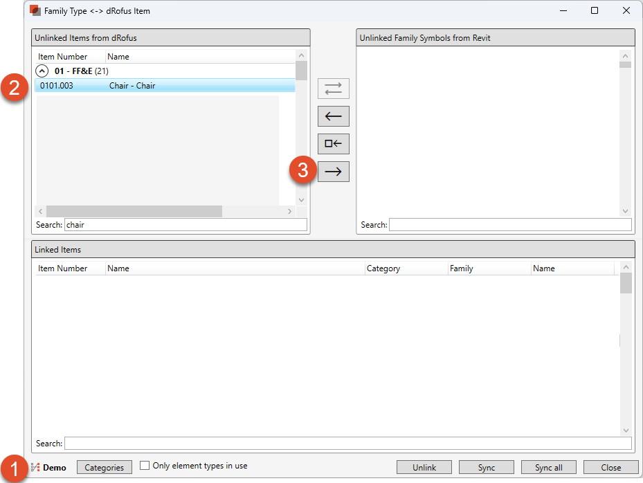 Importing Revit family from dRofus Item