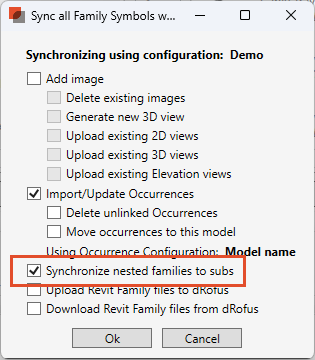 Nested Revit Families and Sub Items