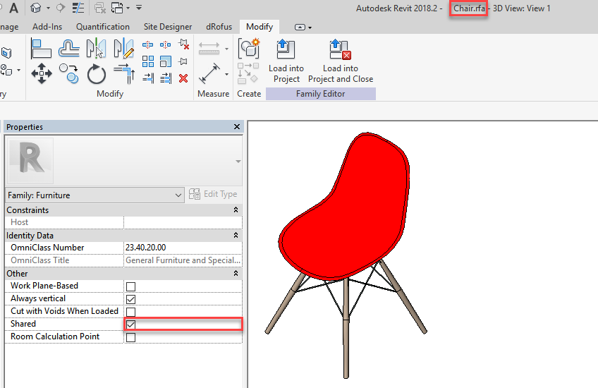 Nested Revit Families and Sub Items
