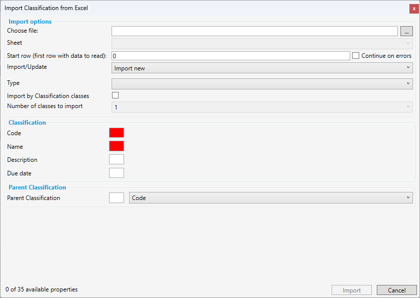 Add Classification to the database