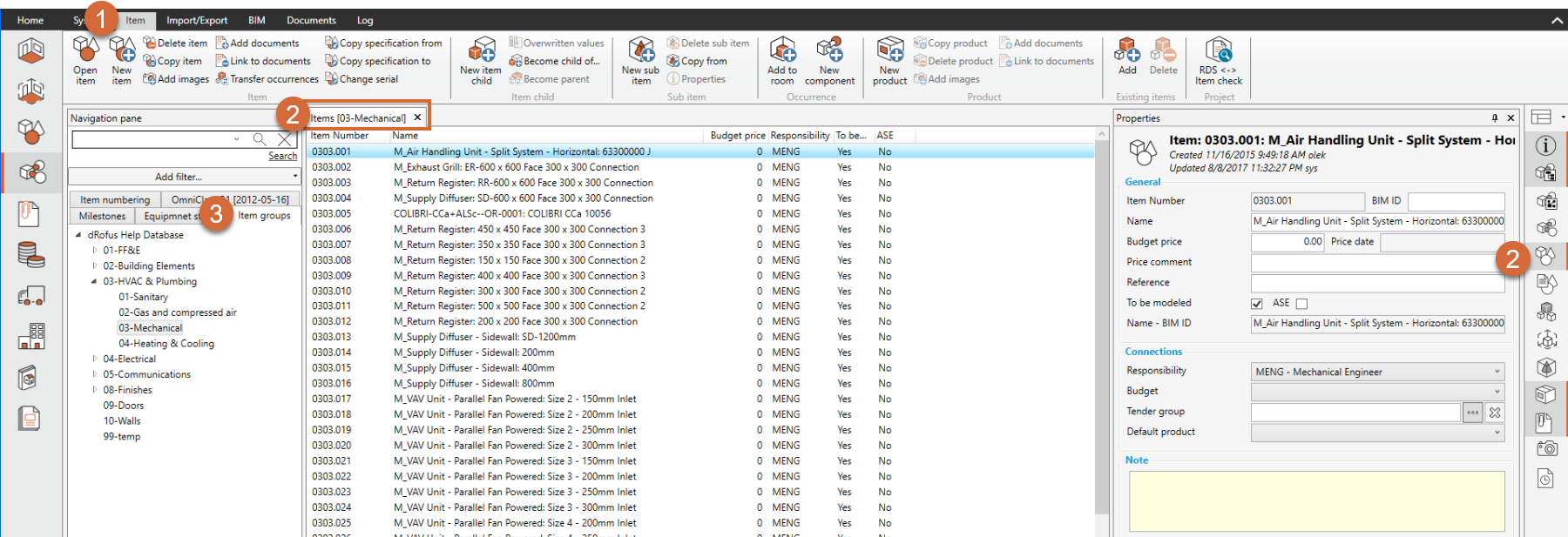 Set Classification on Component and System Component