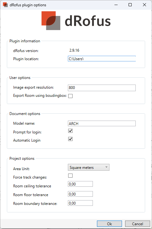 Revit: dRofus Prompt and Automatic Login