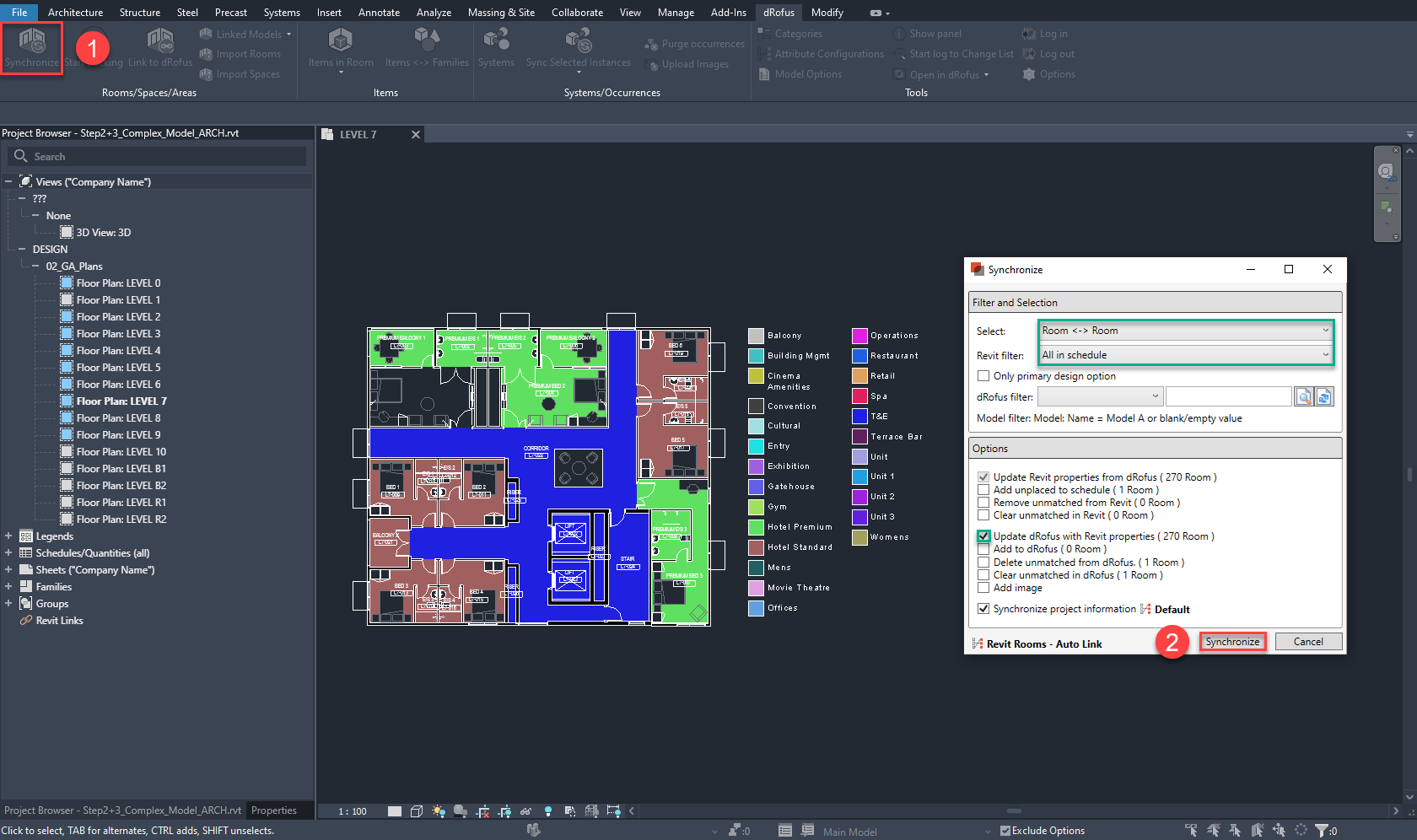 Step by Step Instructions - Revit
