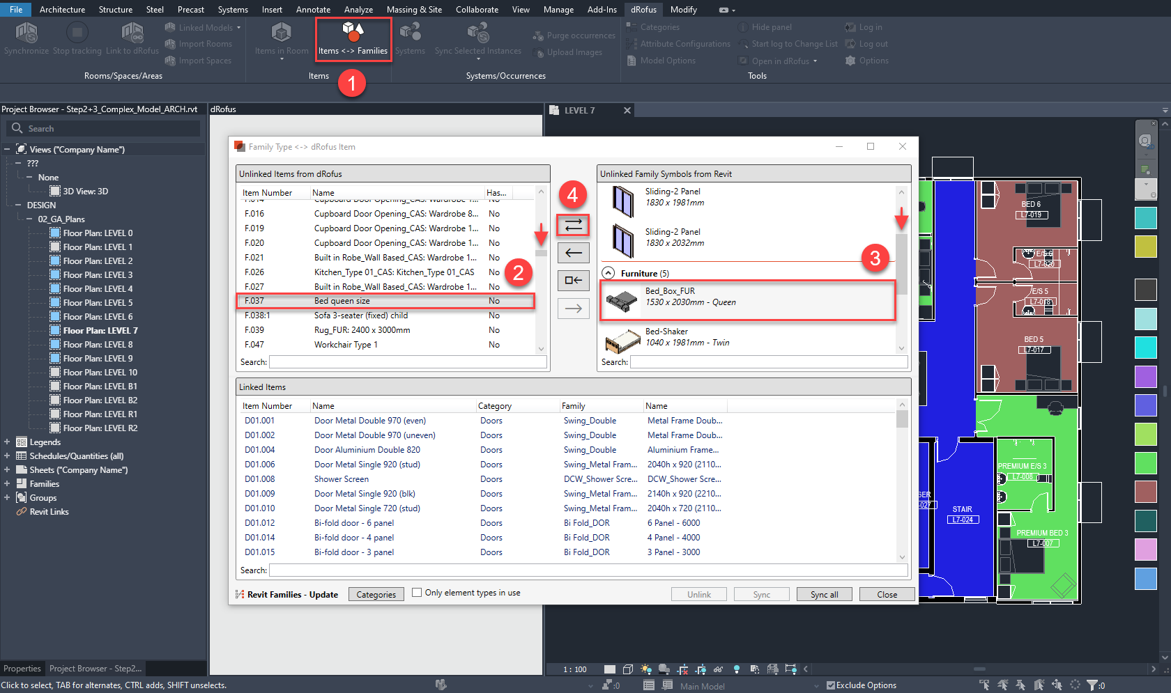 Step by Step Instructions - Revit